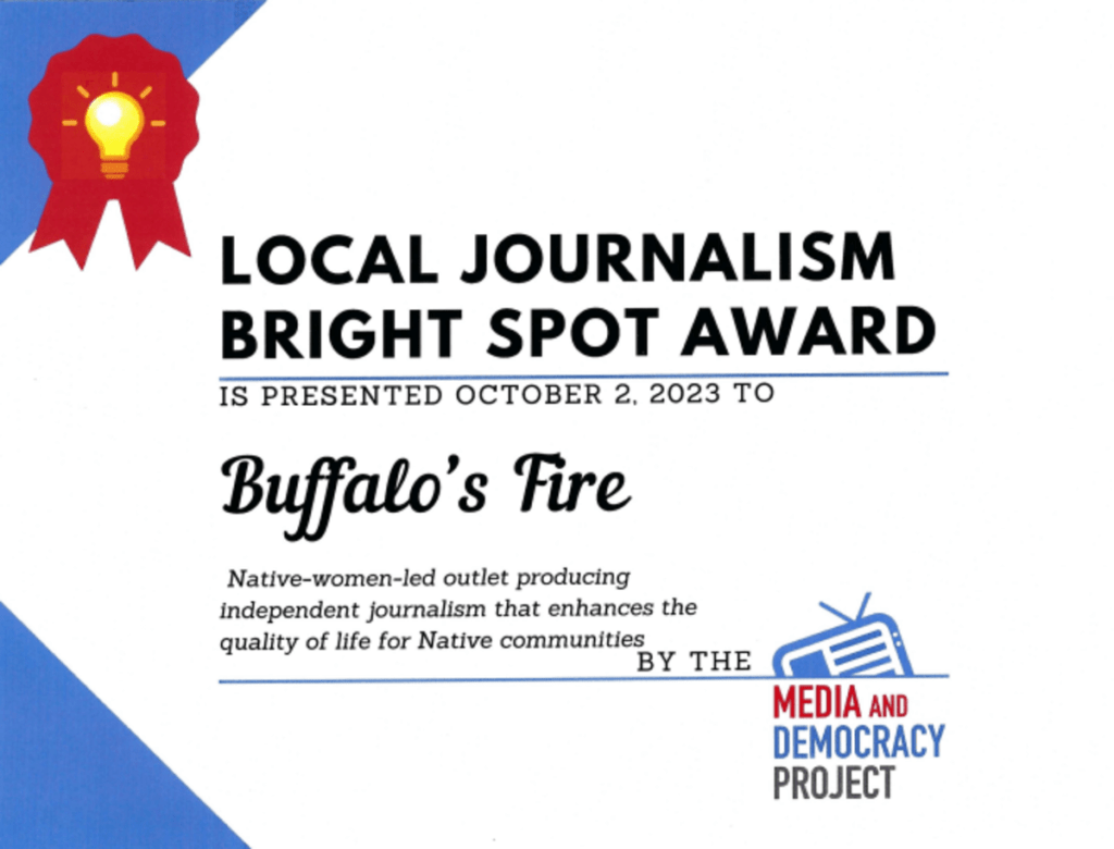 Media and Democracy Project awards Buffalo’s Fire local news, transparency award - Buffalo’s Fire