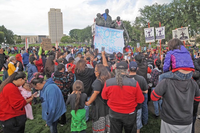 'Weird' newspaper calls out DAPL pipeline protests eight years later ...