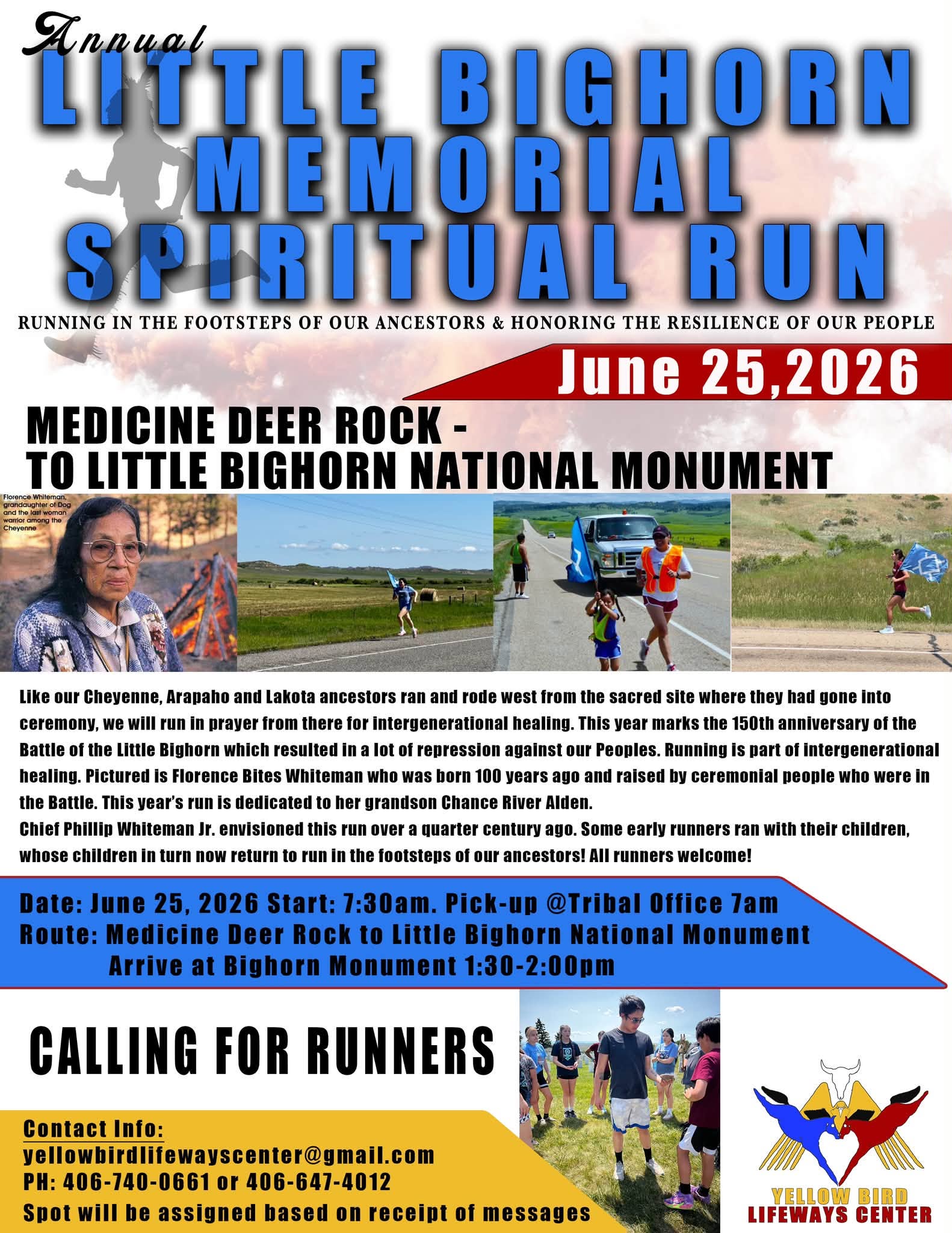 Annual spiritual run to honor Battle of the Little Bighorn legacy ...